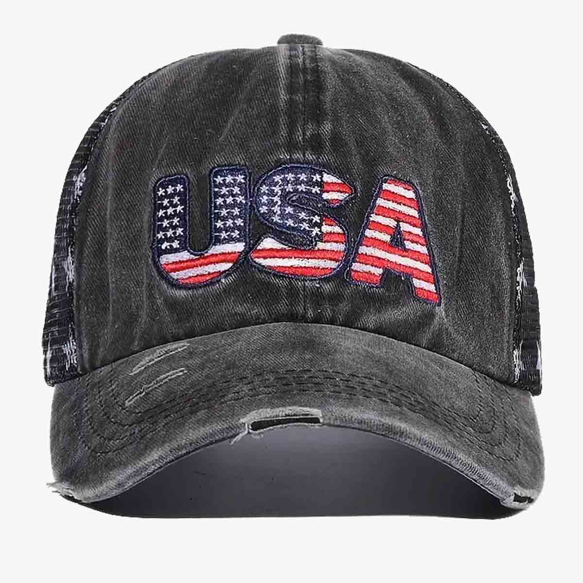 USA Embroidered Baseball Cap | Patriot Apparel | Patriot Gear USA ...